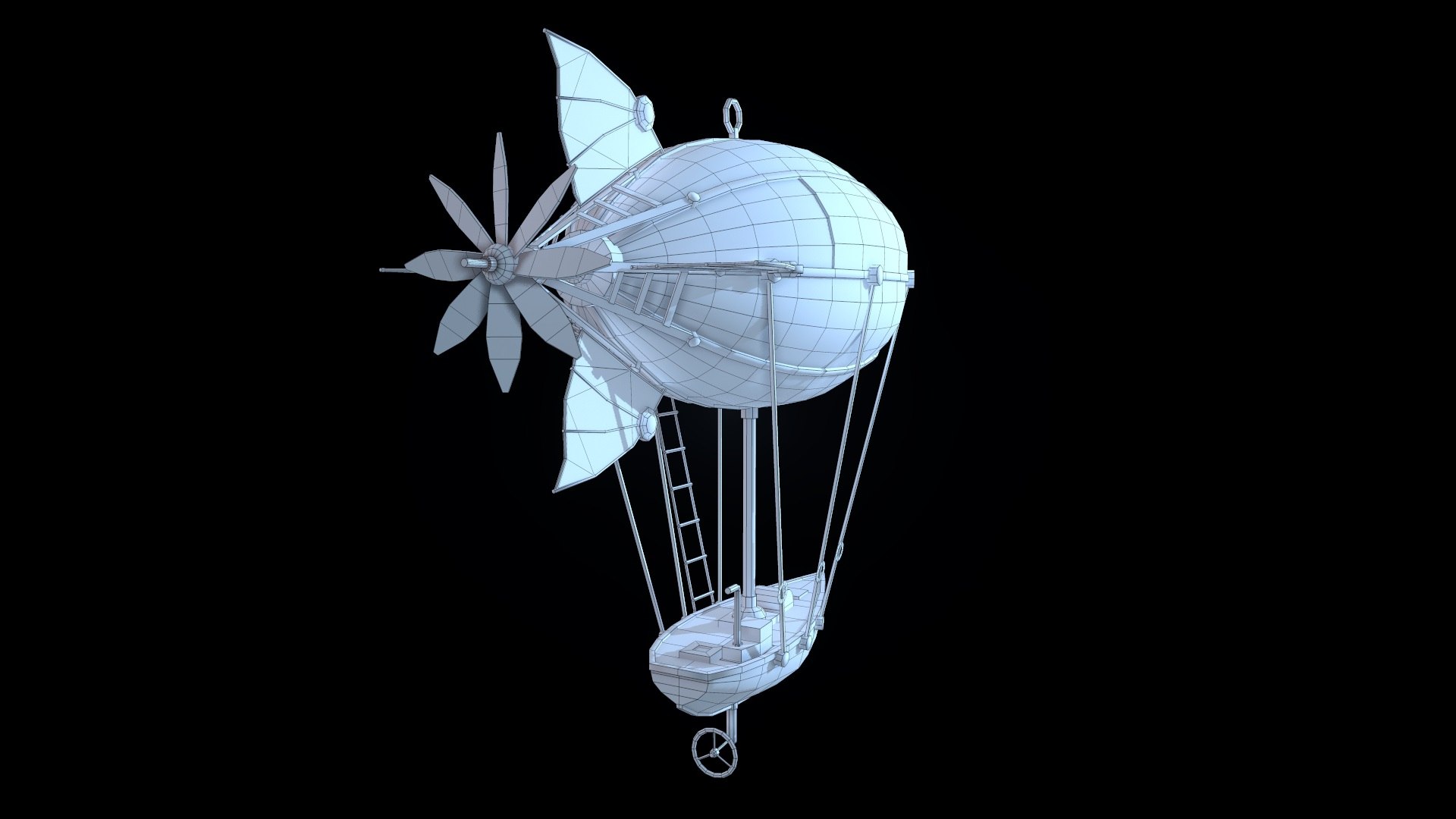 Airship Ship Air Model - TurboSquid 1490678