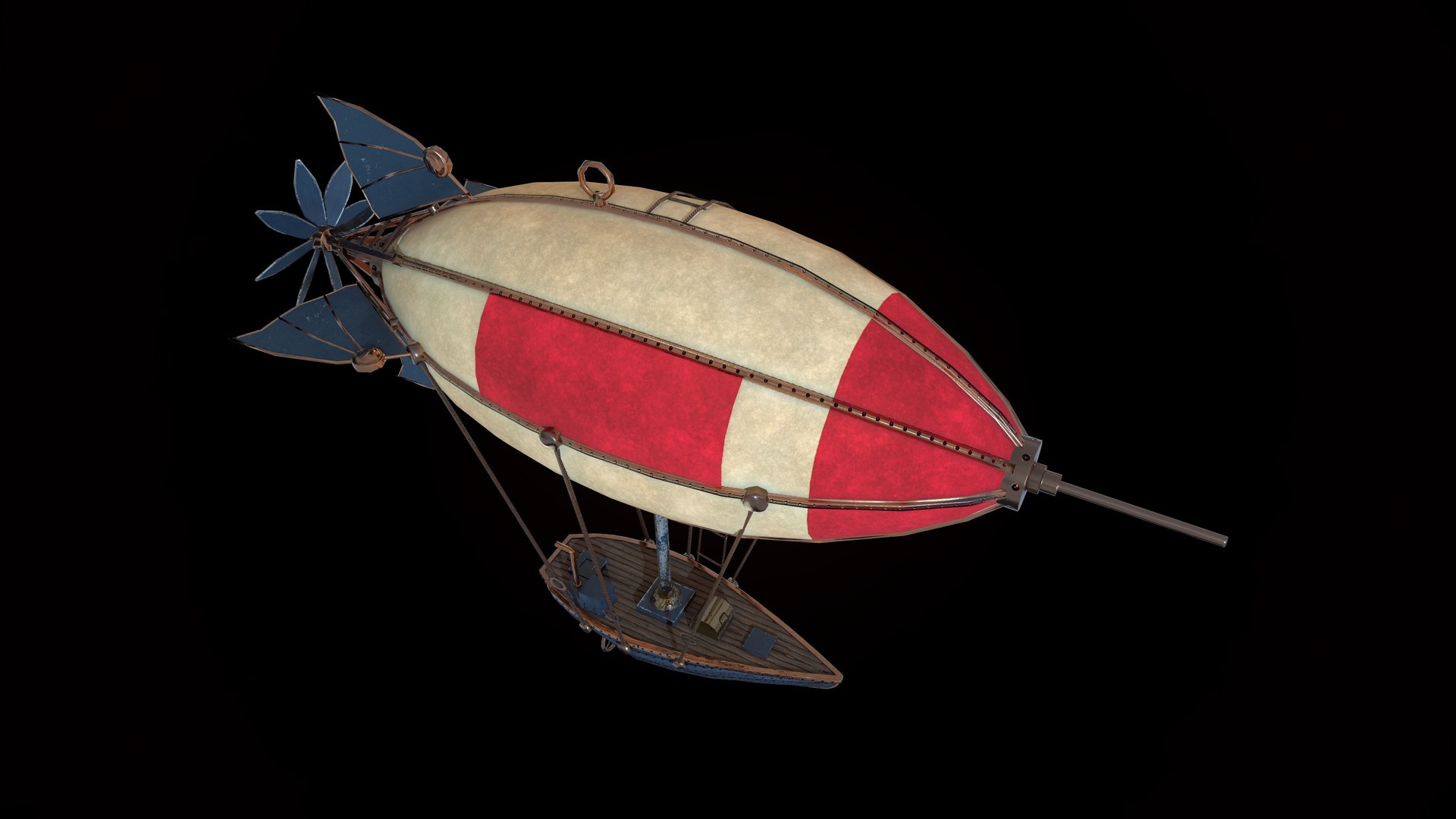 Airship Ship Air Model - TurboSquid 1490678
