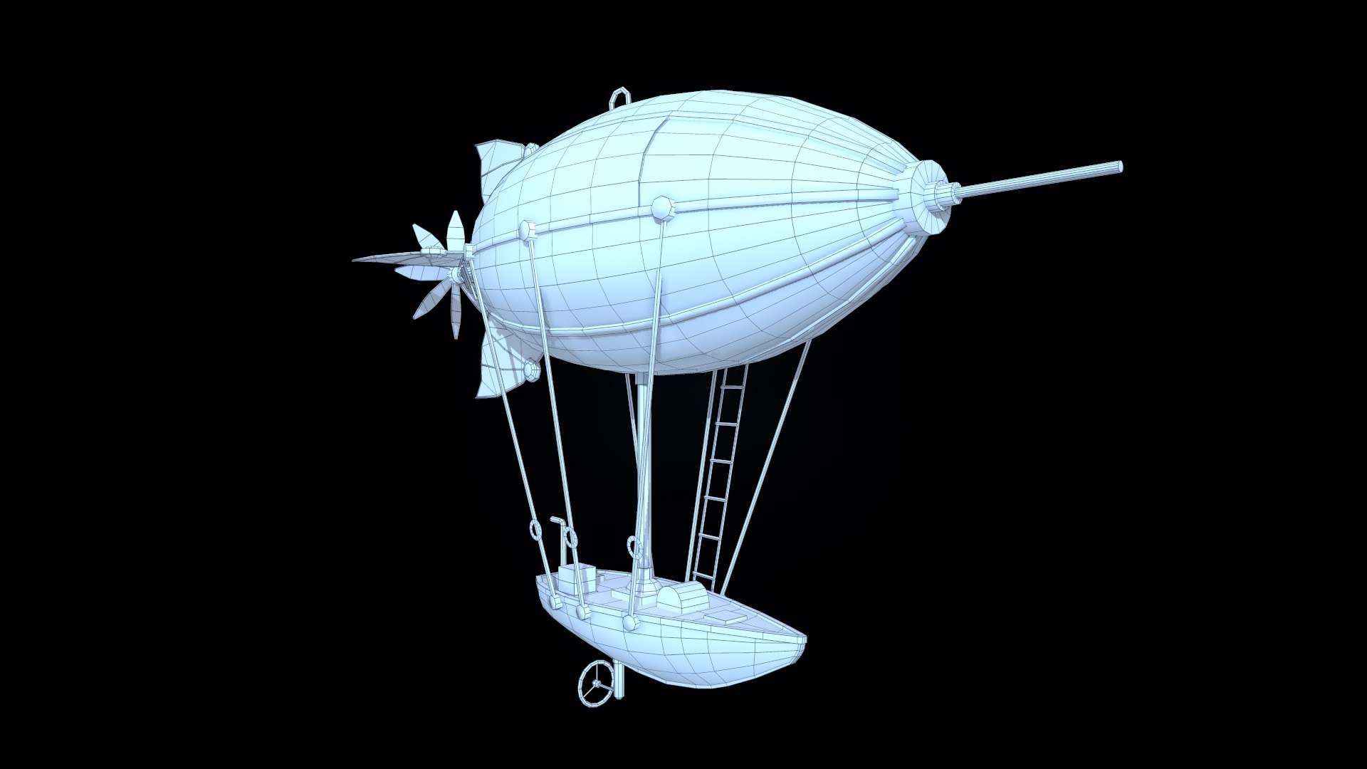 Airship Ship Air Model - TurboSquid 1490678