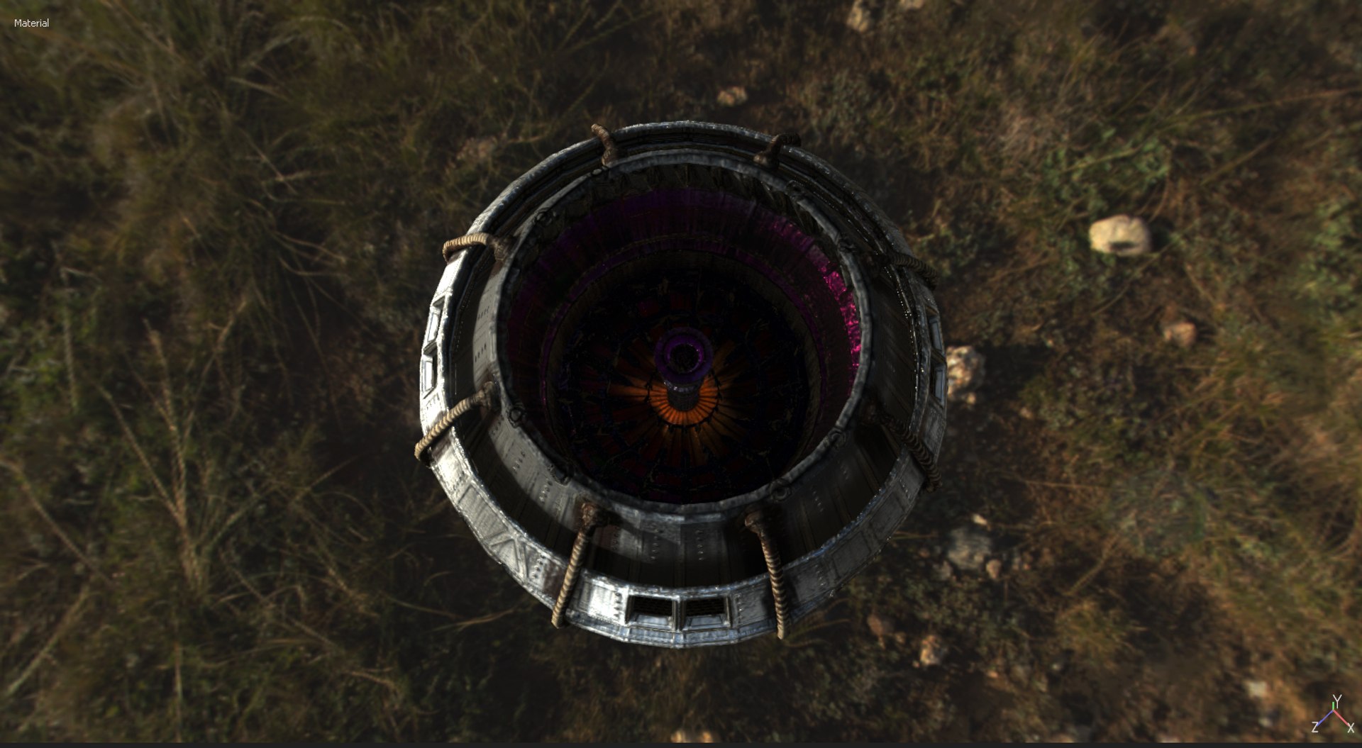 3D Concept Space Engine - TurboSquid 1296285