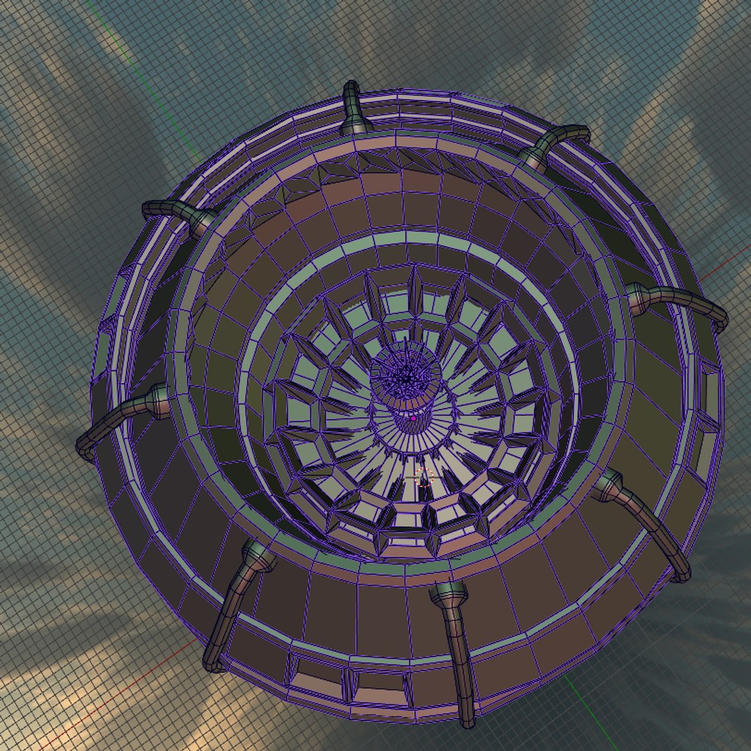 3D Concept Space Engine - TurboSquid 1296285