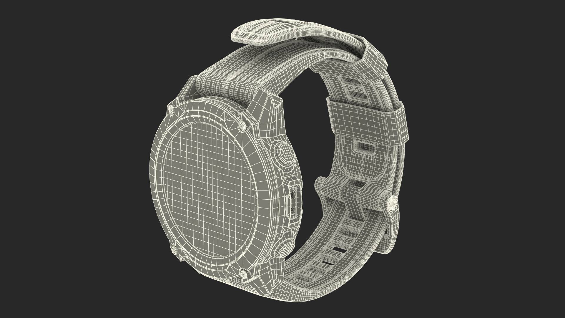 Smartwatch Garmin G1 Hurricane Blue 3D Model - TurboSquid 2111796