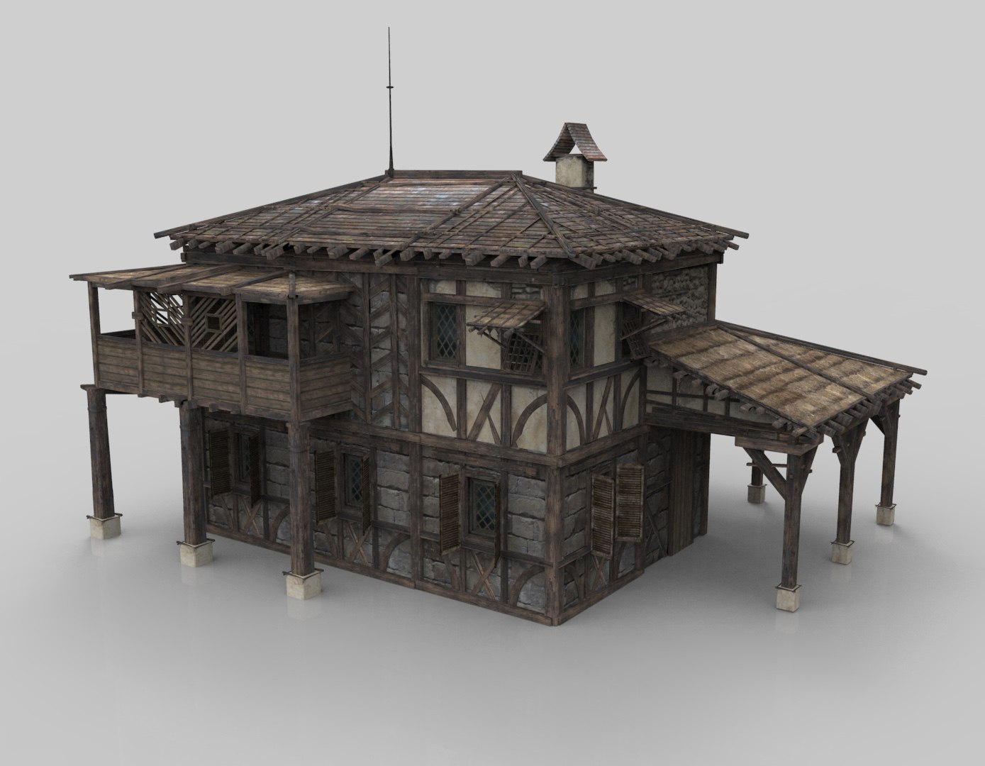 Medieval House Fantasy 16 3D - TurboSquid 1252569