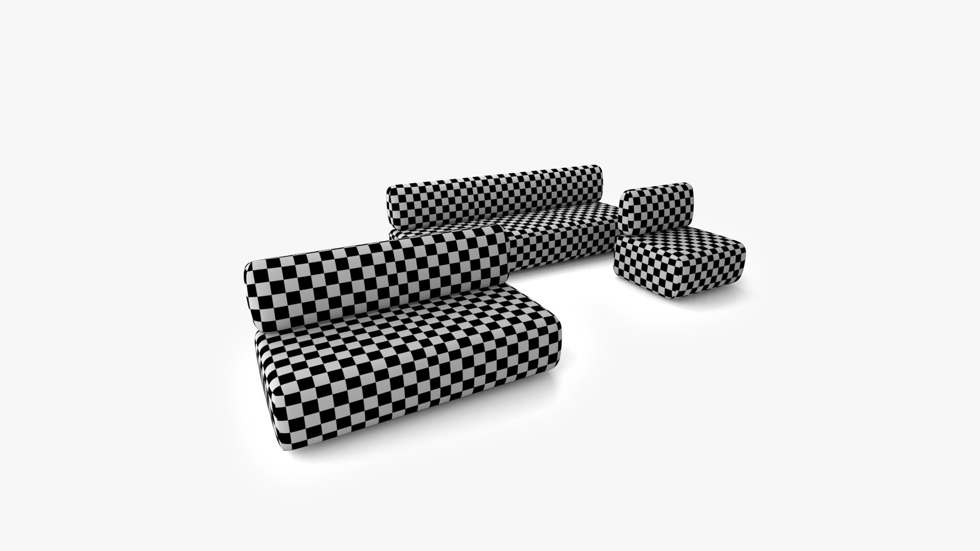 Bernhardt Design CODE Sofa Without Wall 3D - TurboSquid 2058376