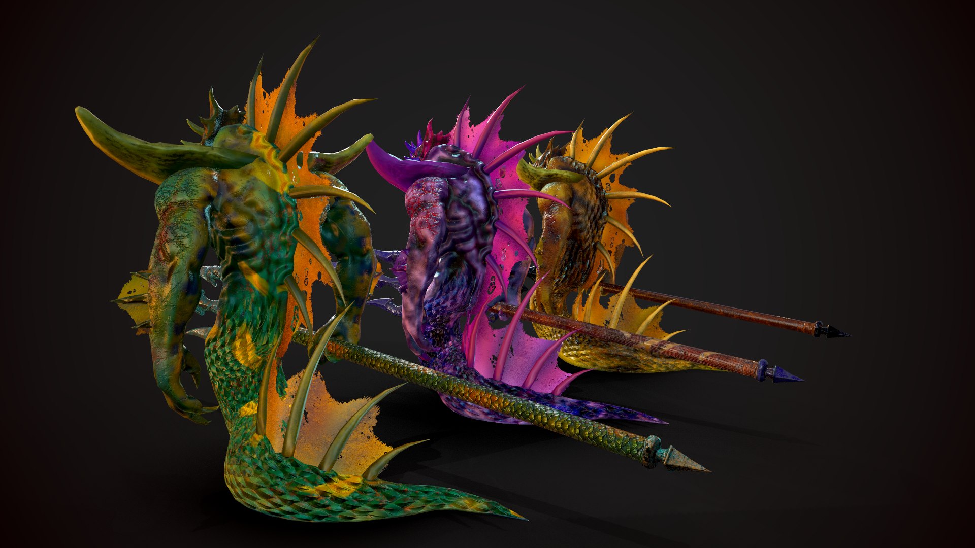 3D Creature Character Model - TurboSquid 1676036