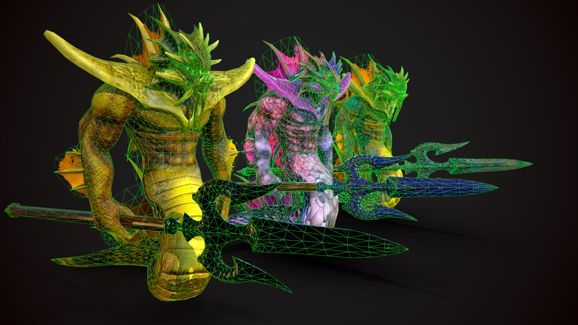 3D Creature Character Model - TurboSquid 1676036