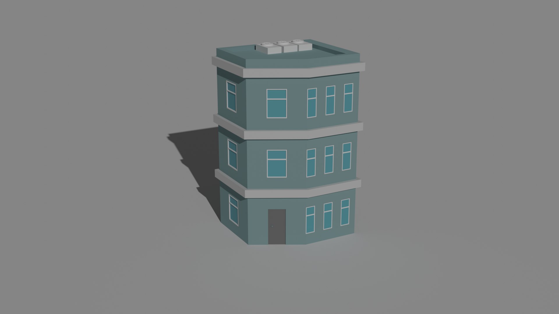 Low Poly Building Set 3D - TurboSquid 1865127