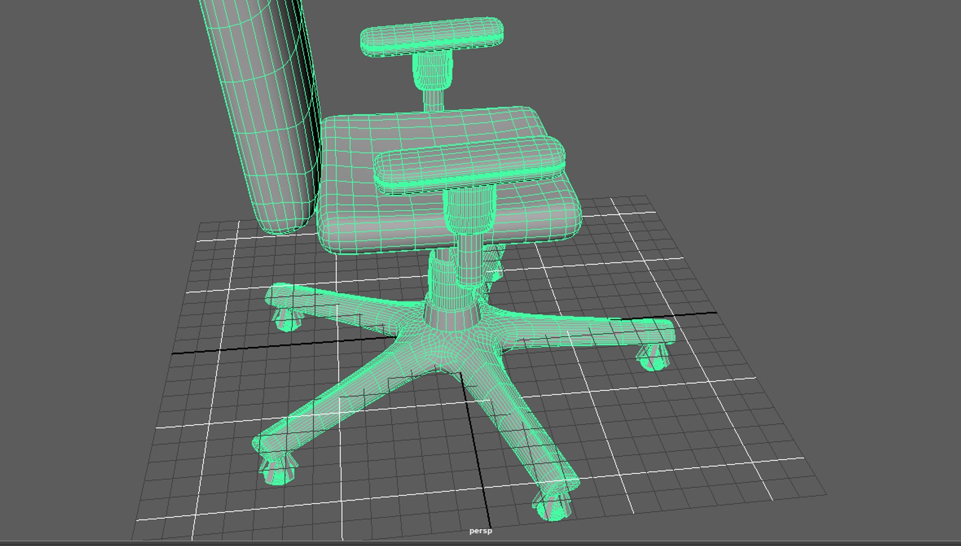 3D Model Rolling Chair Office - TurboSquid 1502972