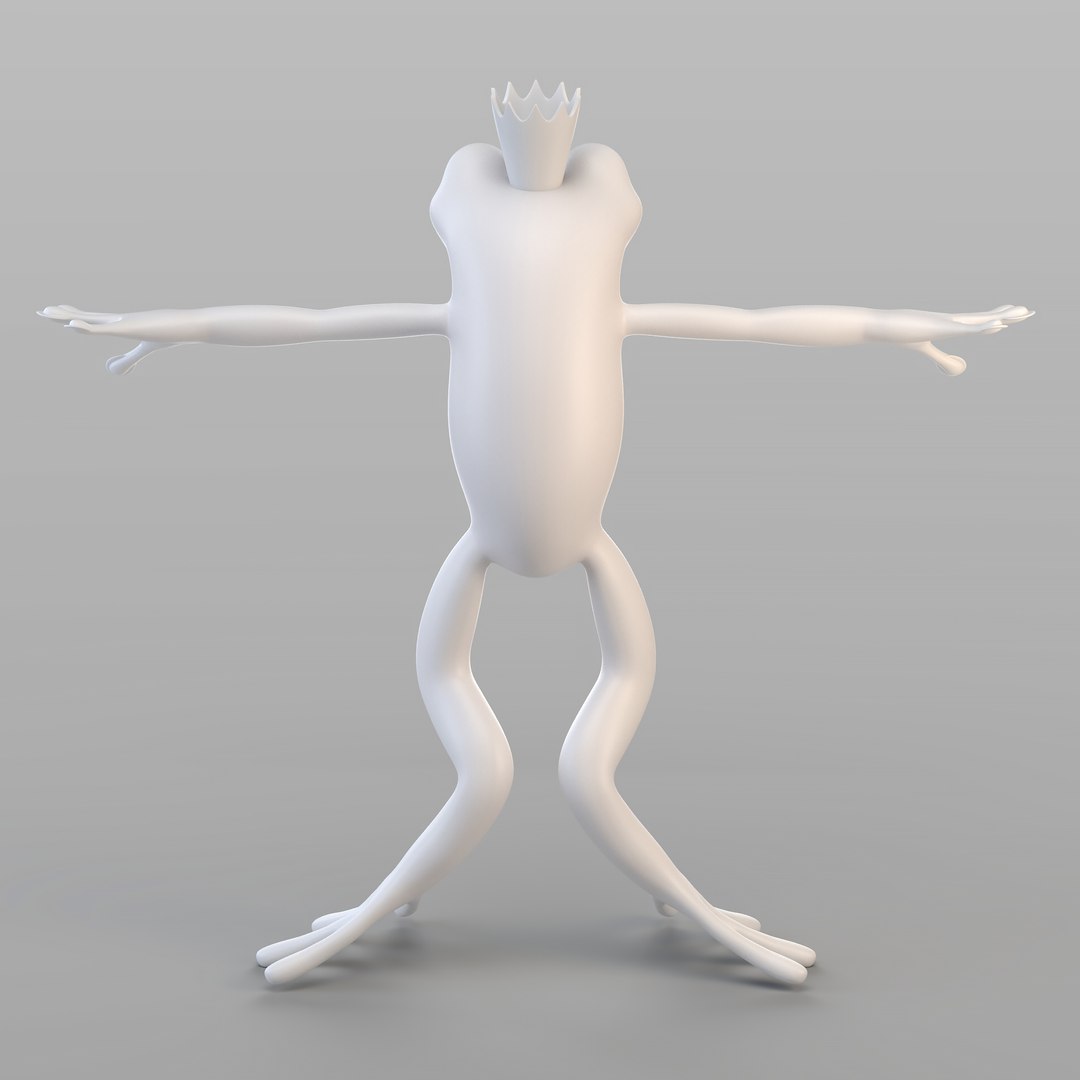3D Frog Prince Rigging Animation - TurboSquid 1616208