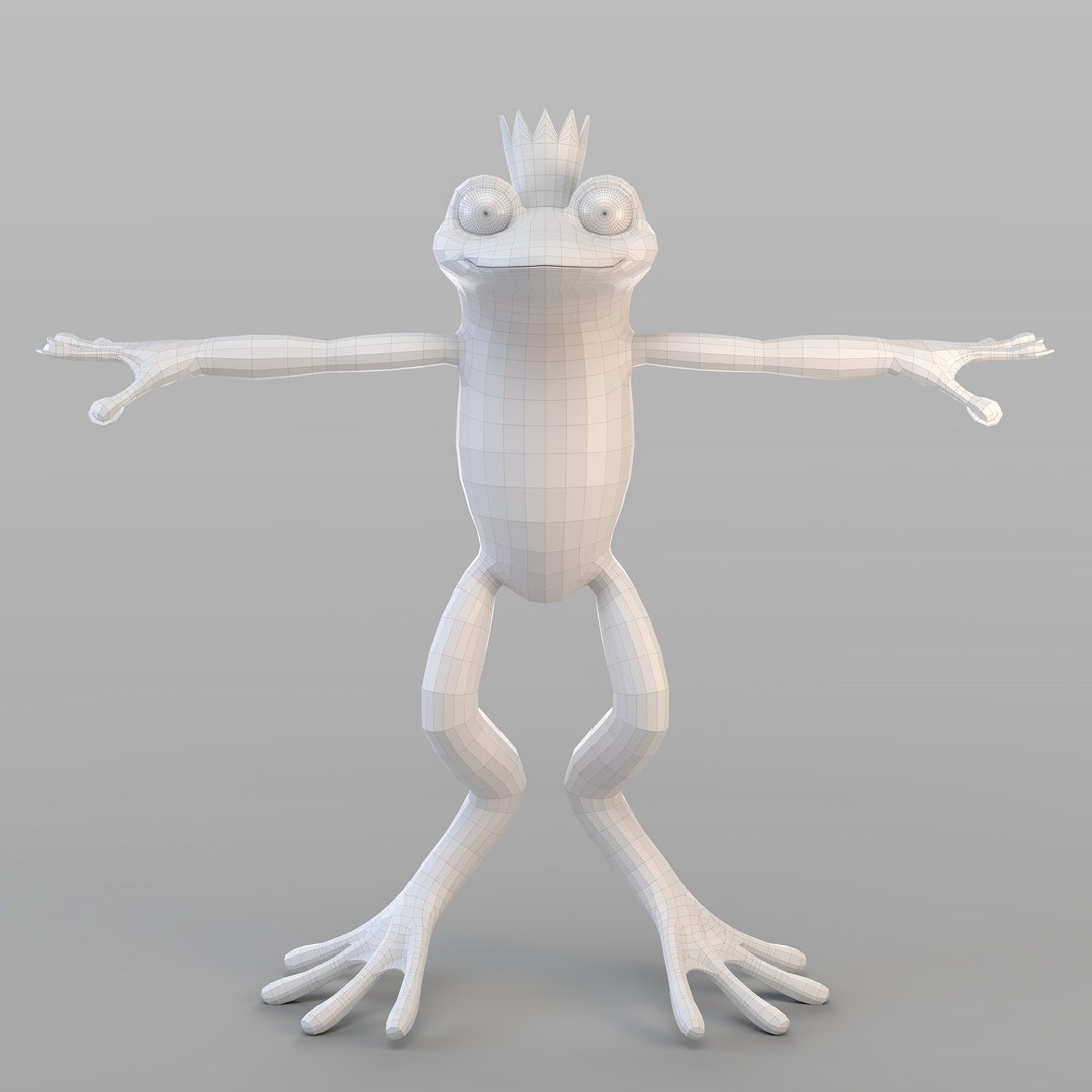 3D Frog Prince Rigging Animation - TurboSquid 1616208
