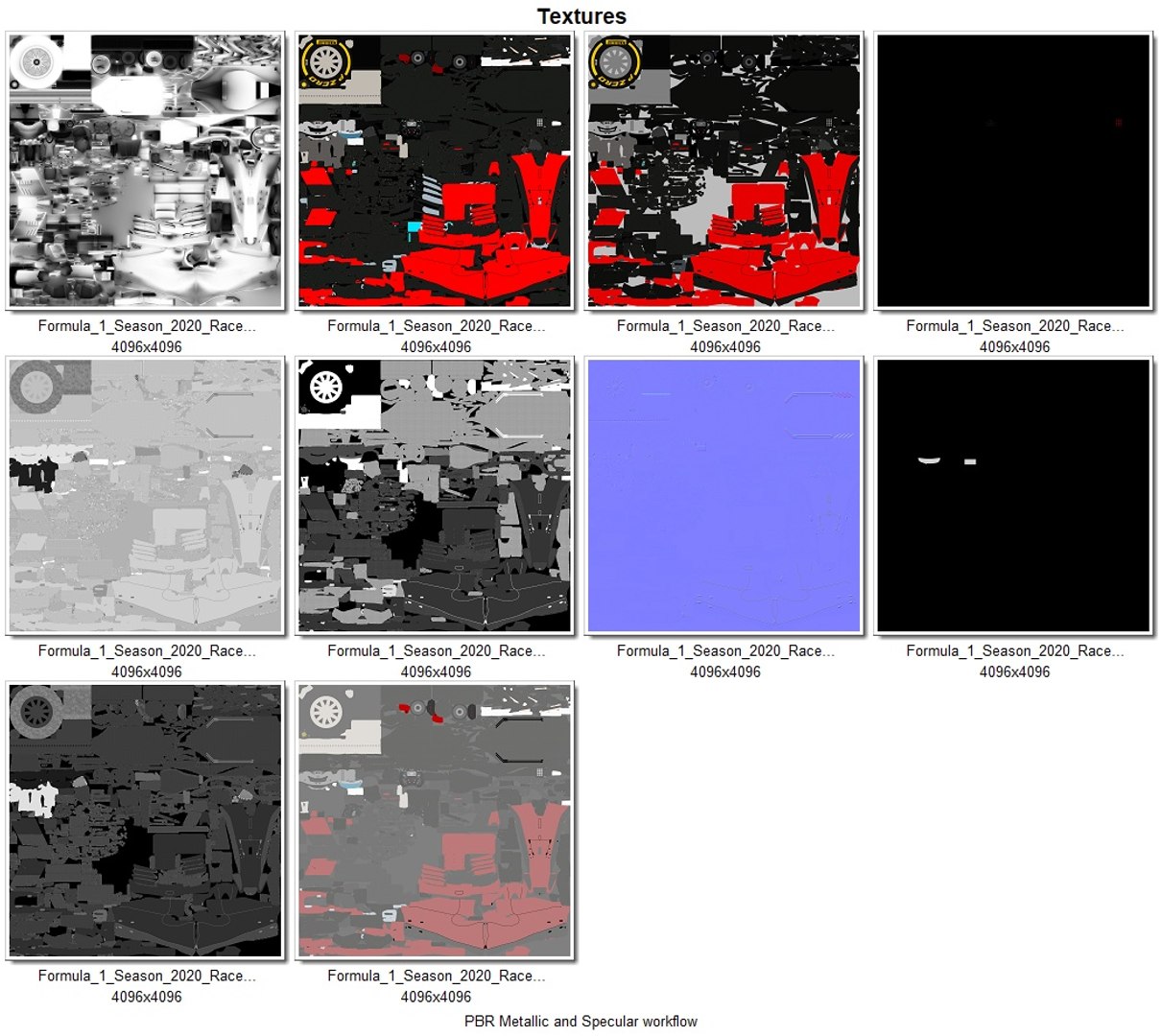 Formula 1 Season 2020 3D Model - TurboSquid 1558601
