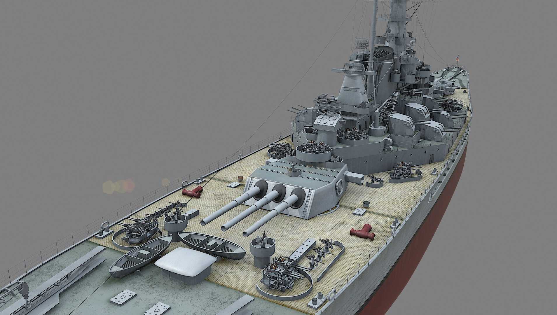 Bb-59 Massachusetts Battleship Ma