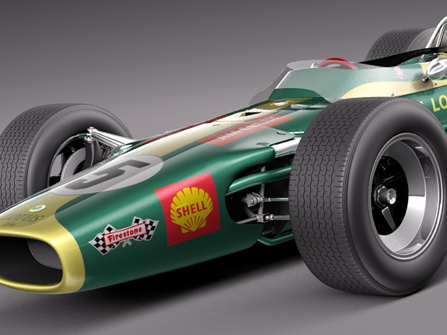 type 49 antique 3d model