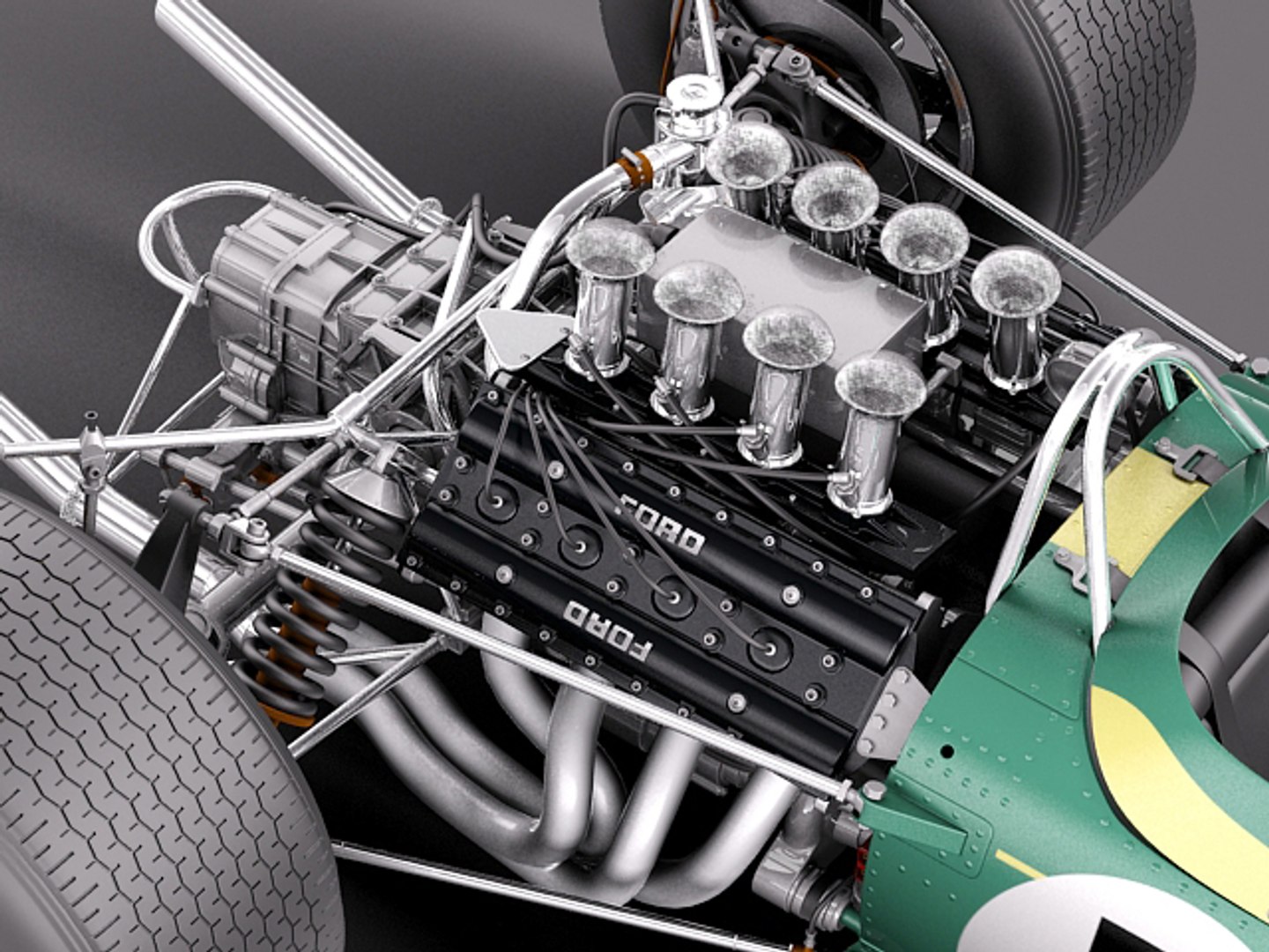 type 49 antique 3d model