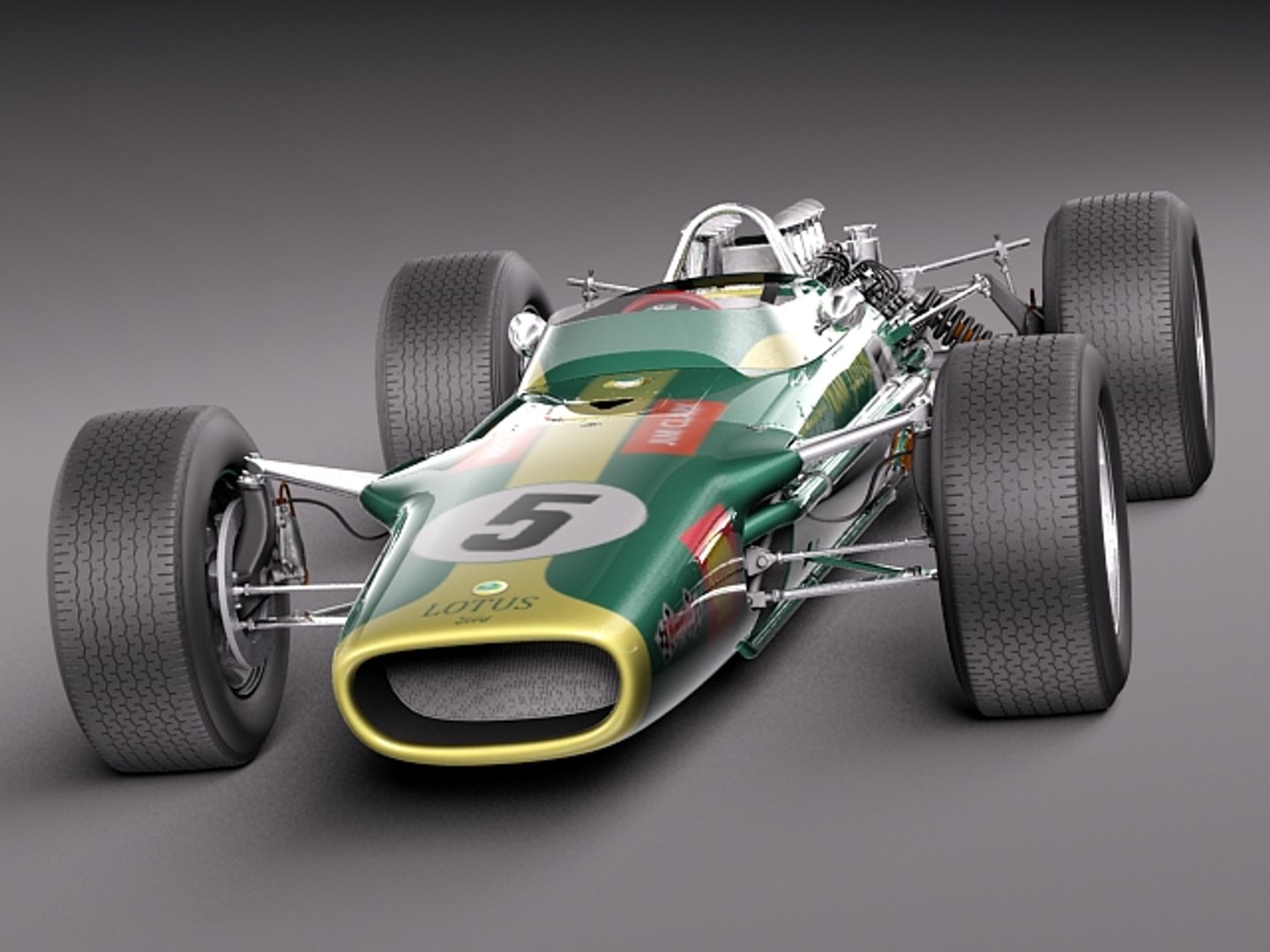 type 49 antique 3d model