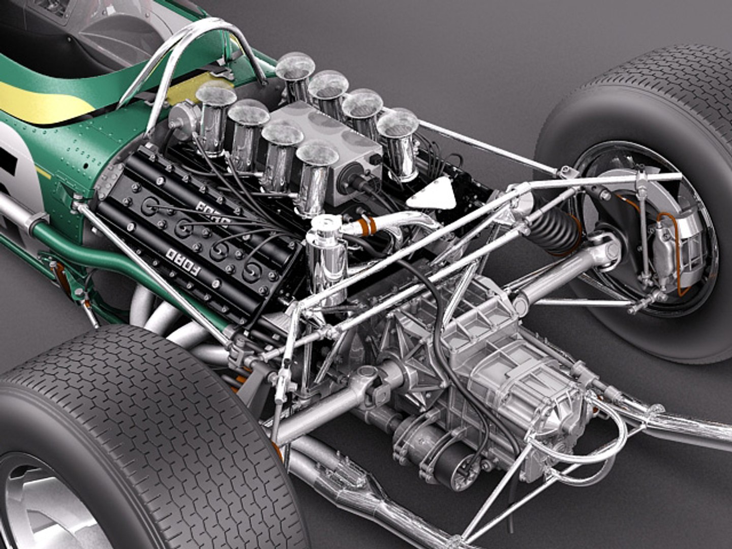 type 49 antique 3d model