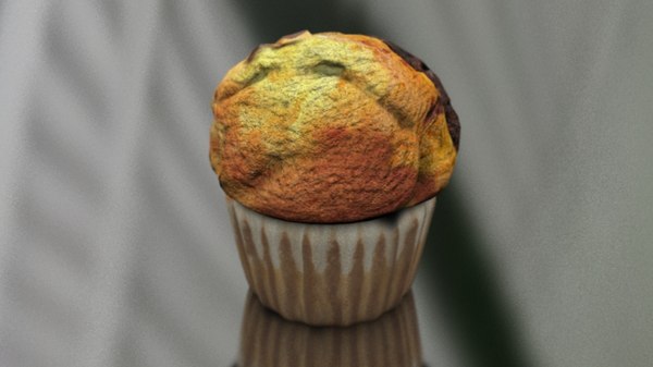 muffin 3d model