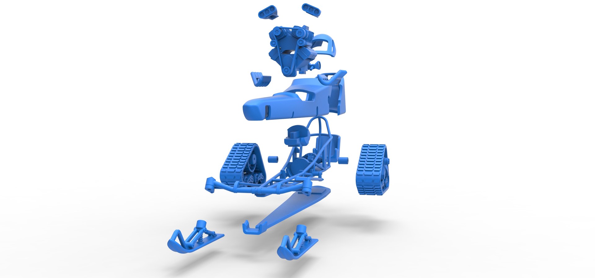 Diecast Front Engine Old School Snow Dragster Version 2 Scale 1 To 25 ...