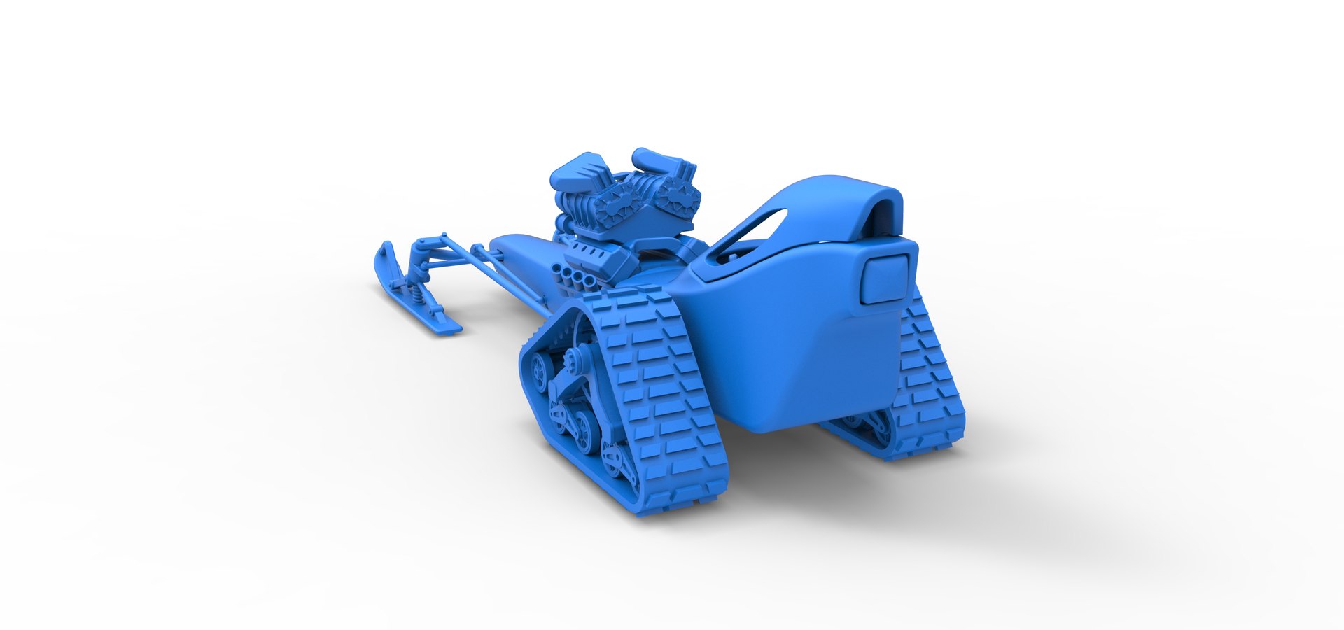 Diecast Front Engine Old School Snow Dragster Version 2 Scale 1 To 25 ...