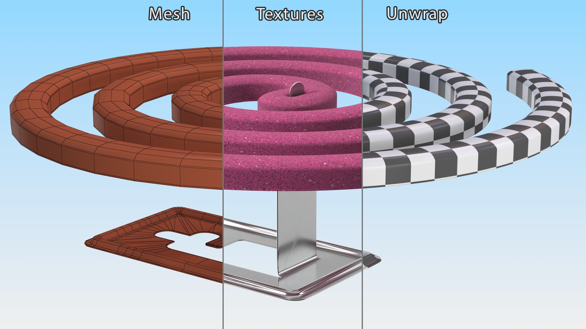 3D Insect Control Smoke Coil Pink - TurboSquid 2417888