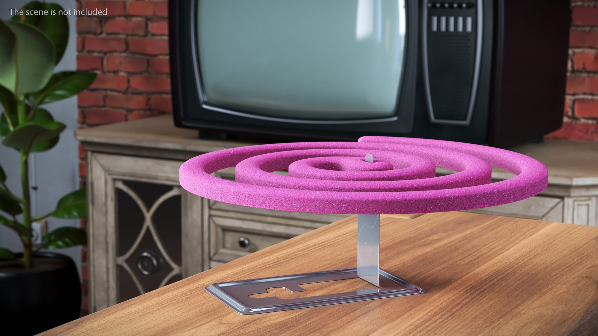 3D Insect Control Smoke Coil Pink - TurboSquid 2417888