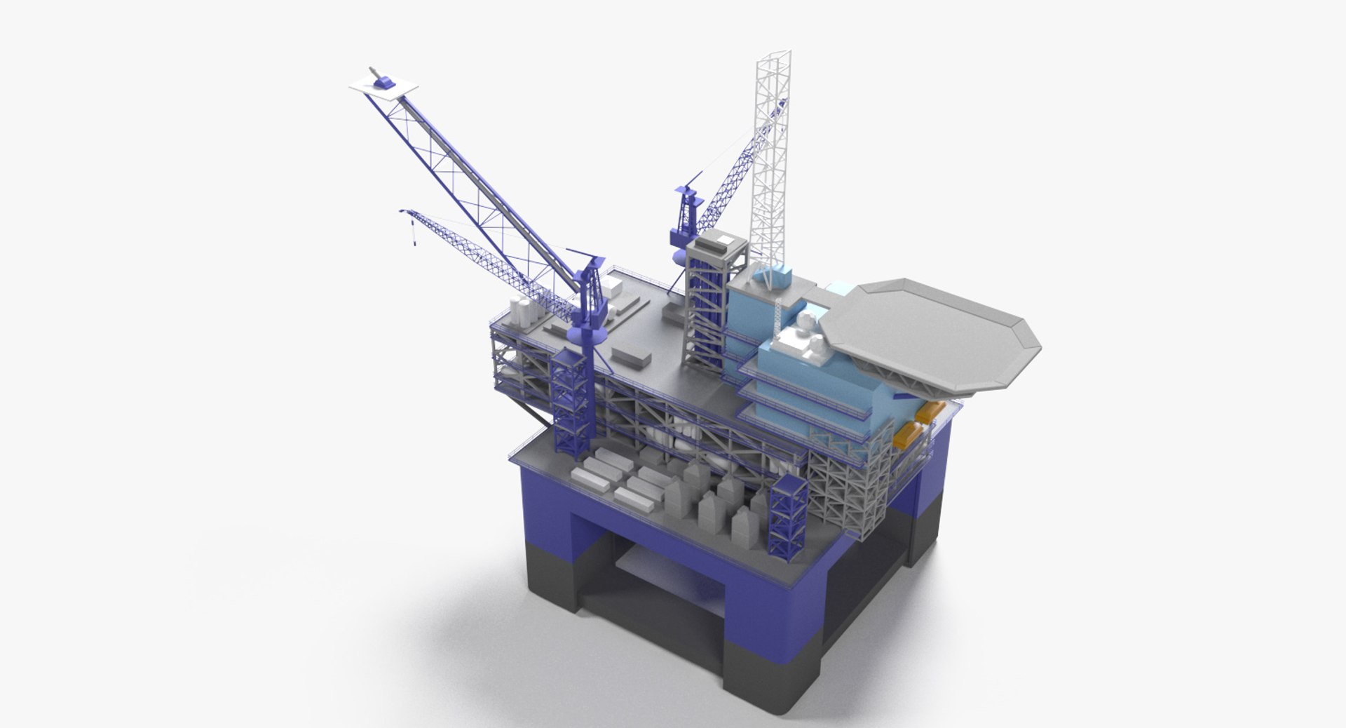 3d Offshore Platform