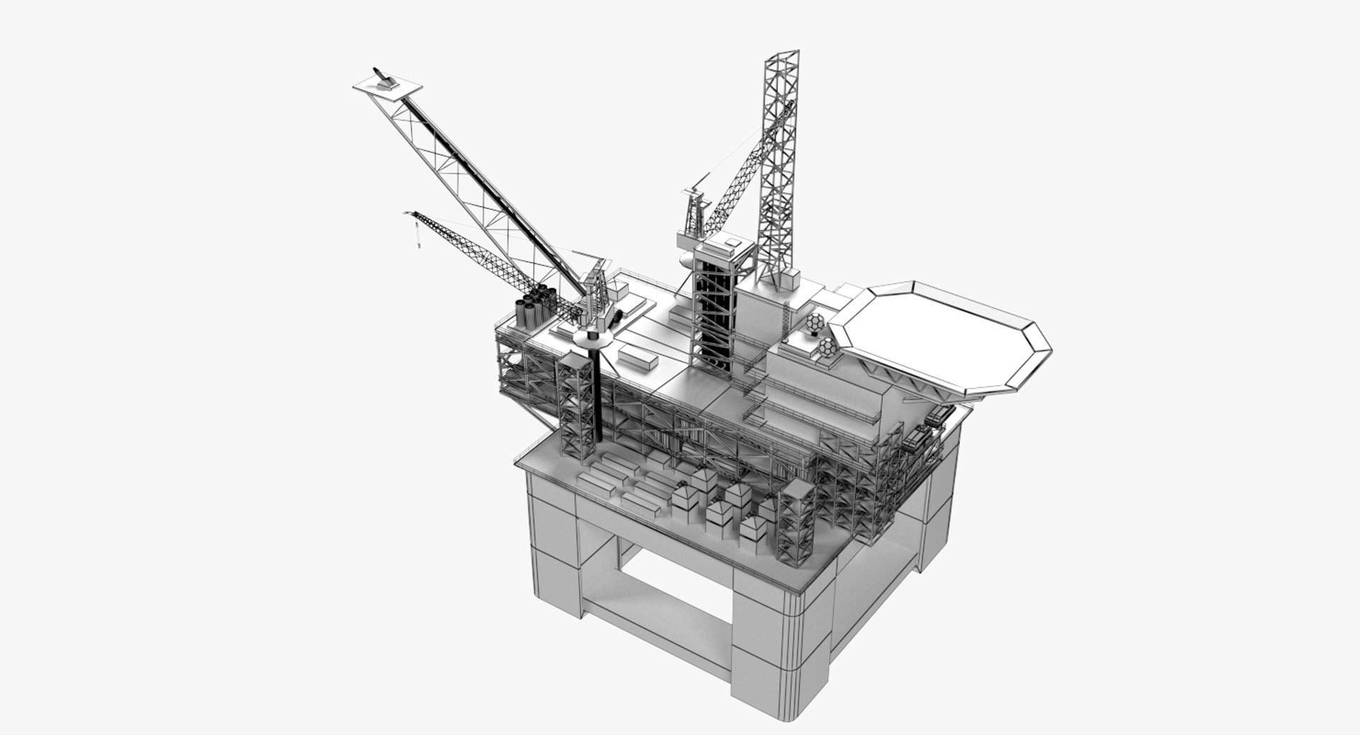 3d Offshore Platform