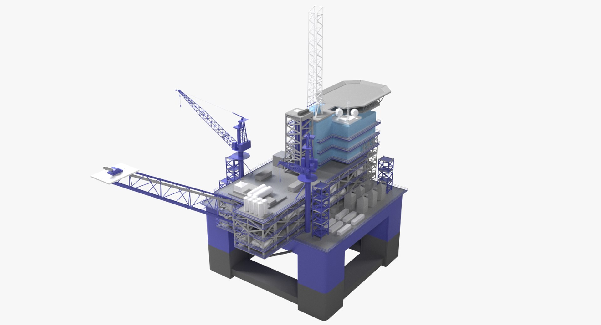3d Offshore Platform