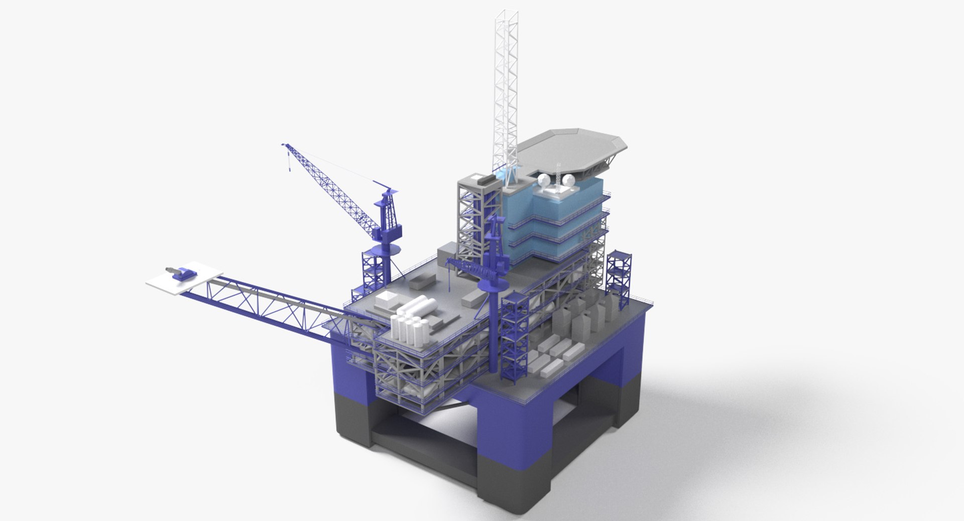 3d Offshore Platform