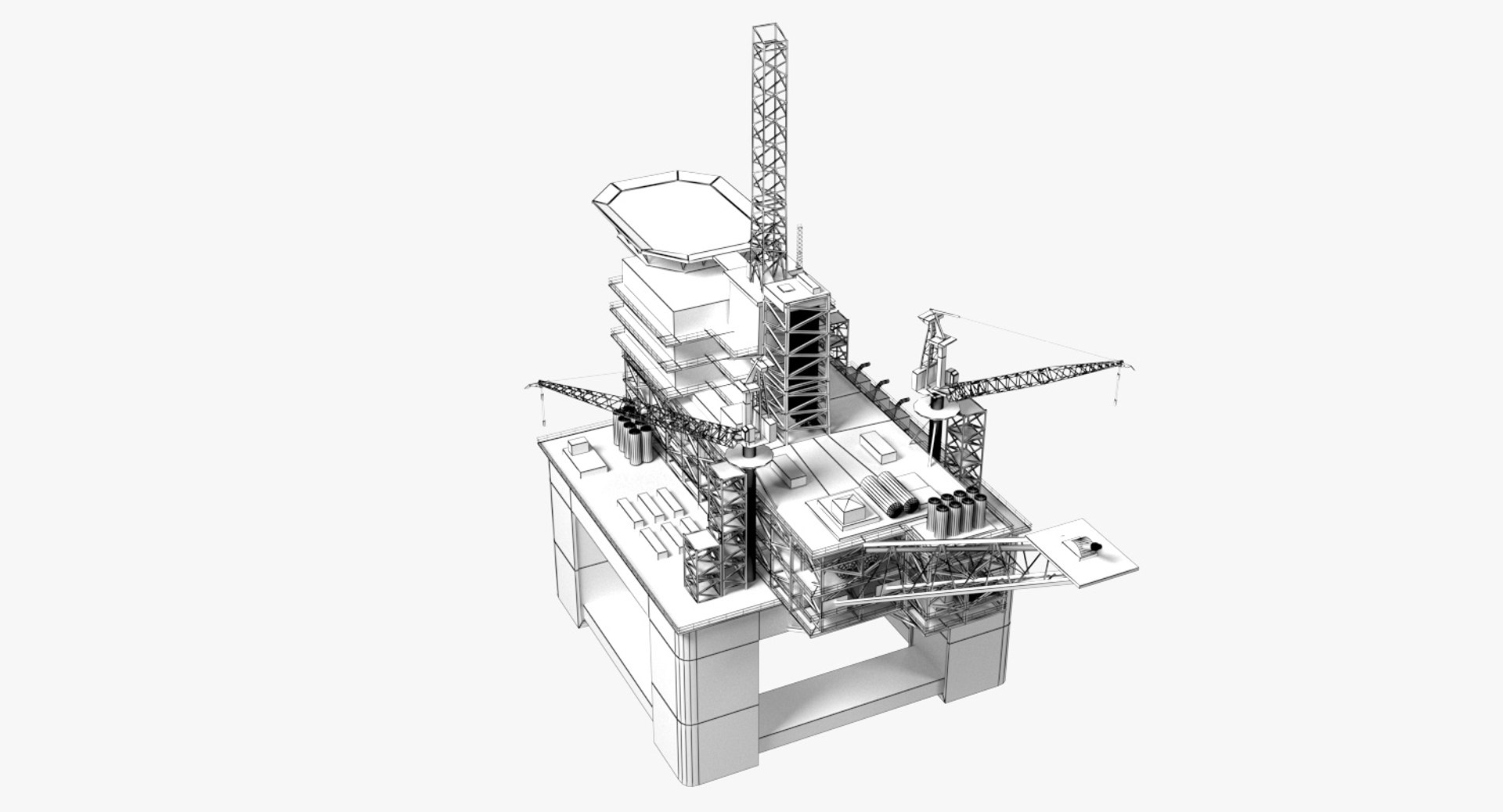 3d Offshore Platform