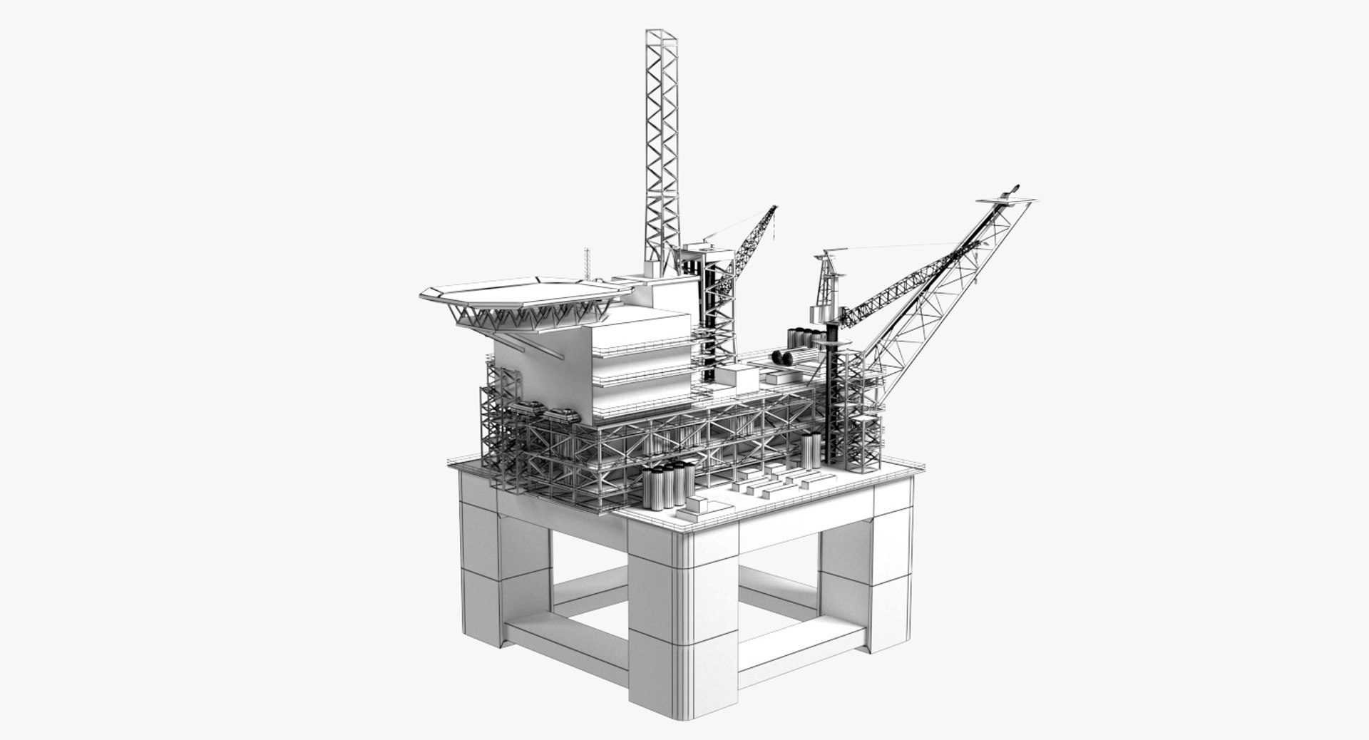 3d Offshore Platform