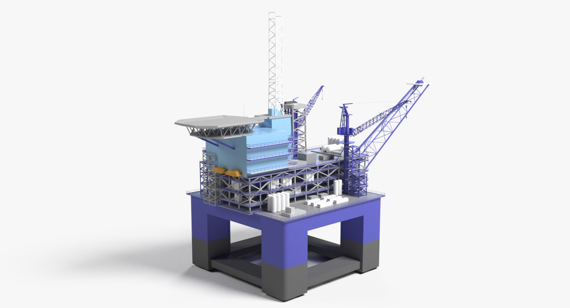 3d Offshore Platform