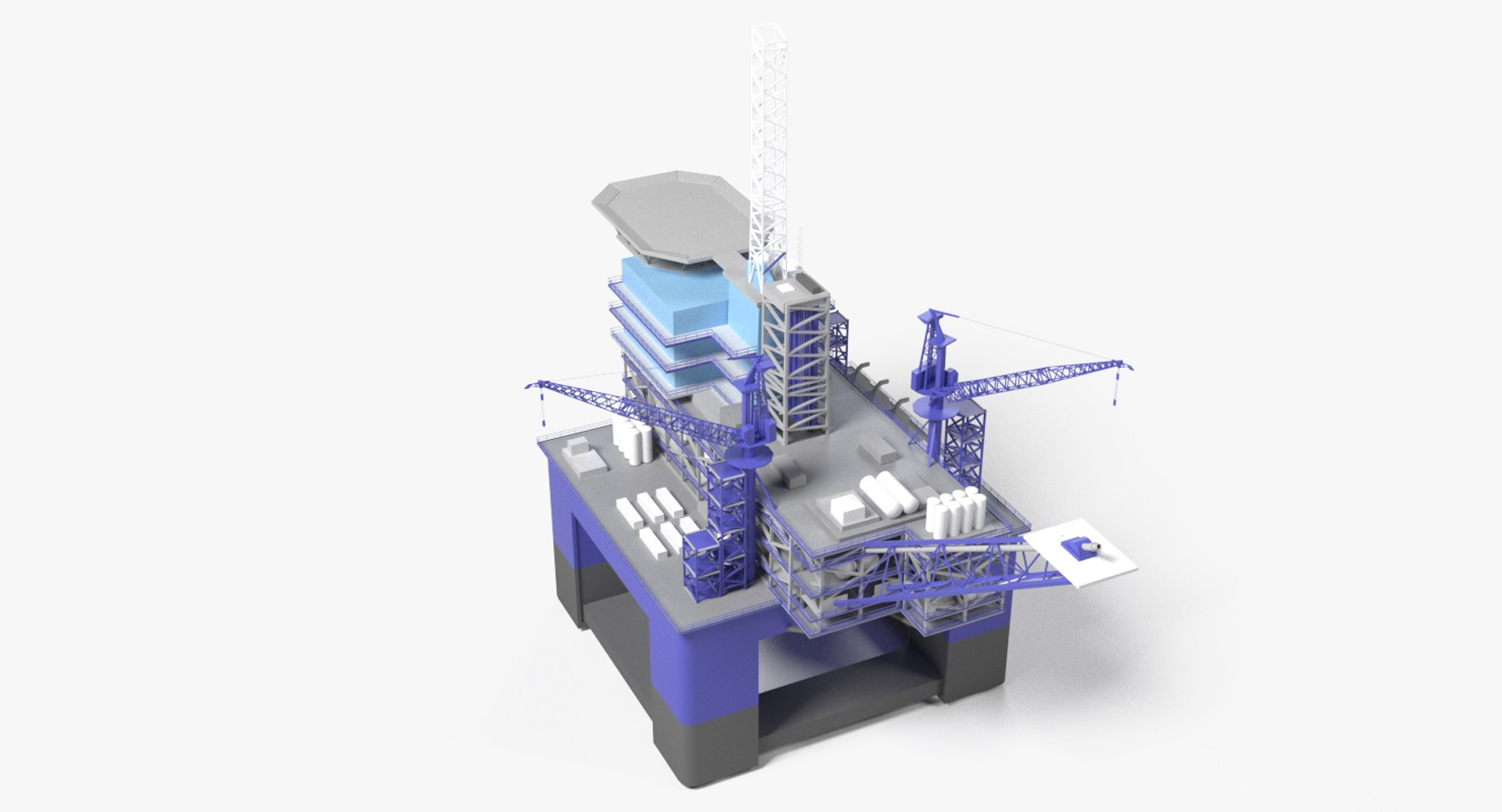 3d Offshore Platform