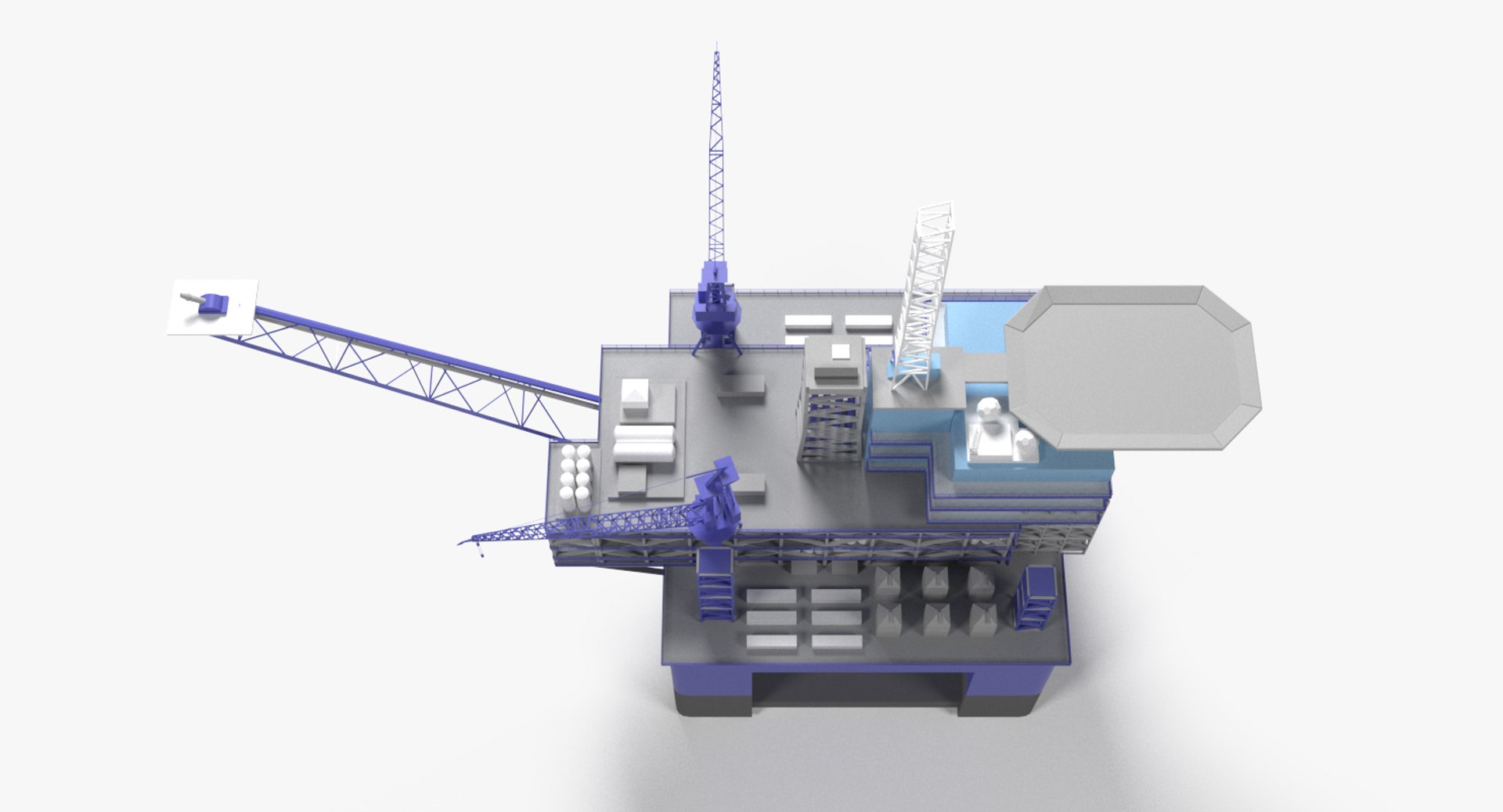 3d Offshore Platform
