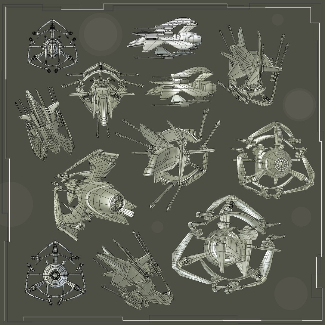 Alien Fighter 3D - TurboSquid 1250054