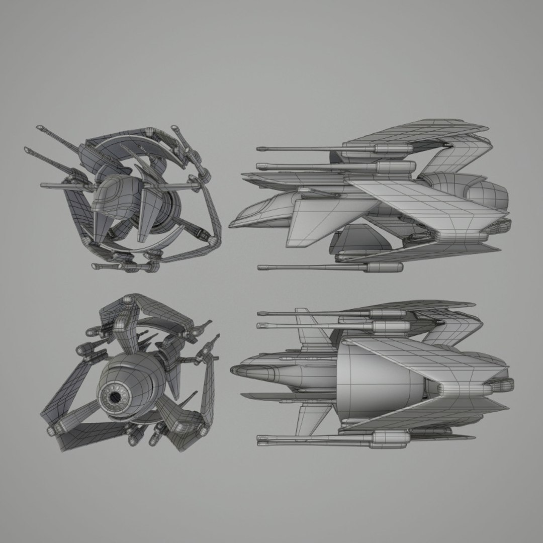 Alien Fighter 3D - TurboSquid 1250054