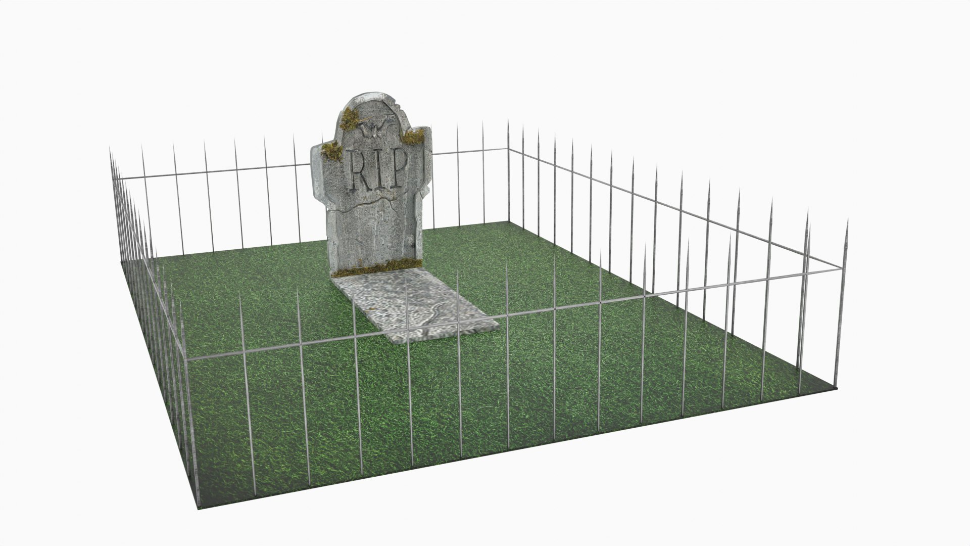 Cemetery - Grave 3D - TurboSquid 2130212