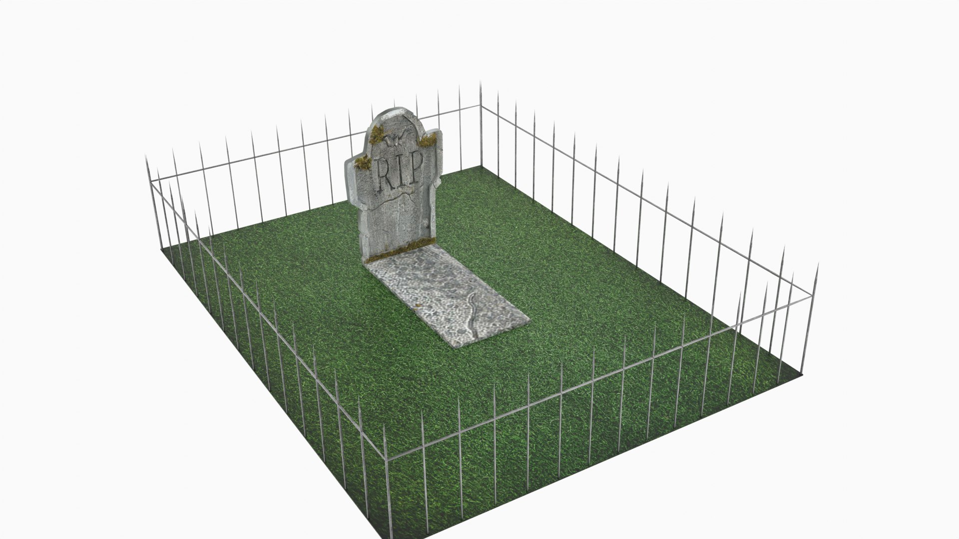 Cemetery - Grave 3D - TurboSquid 2130212