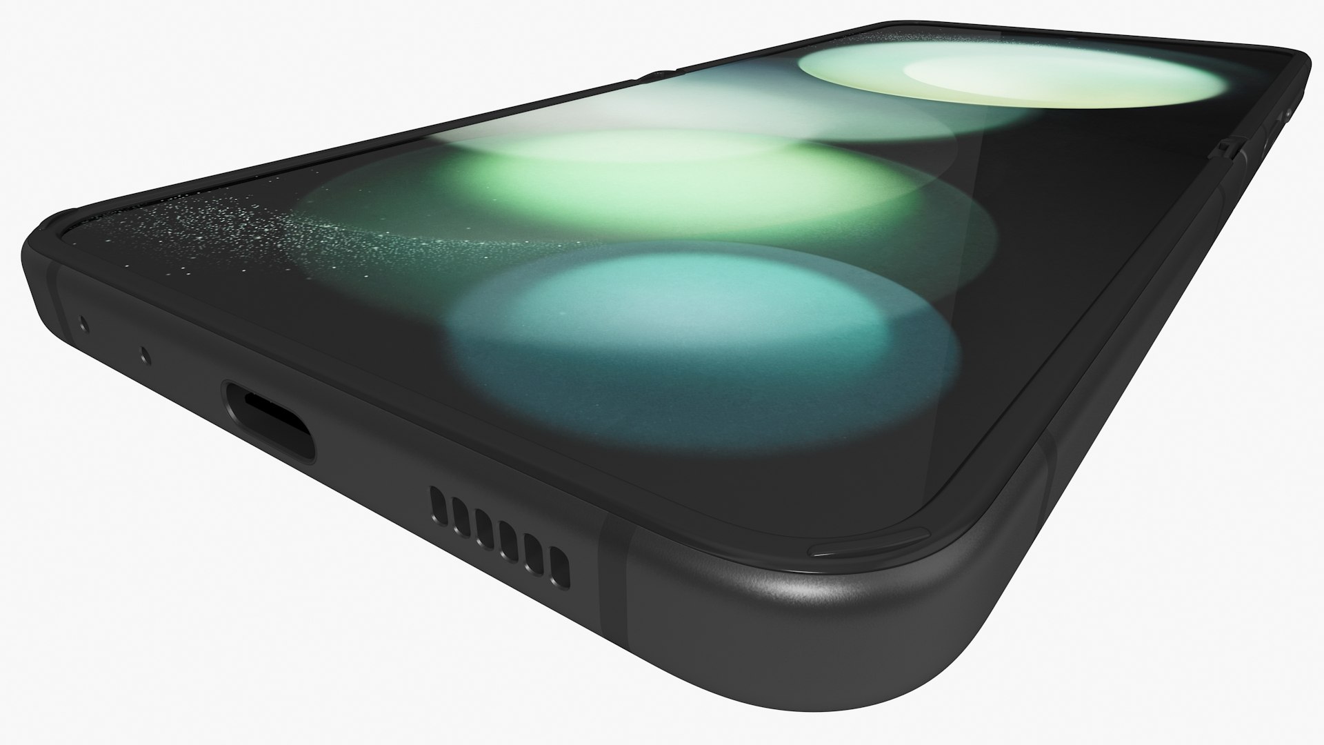 3D Samsung Galaxy Z Flip 5 Green Animated model - TurboSquid 2102586