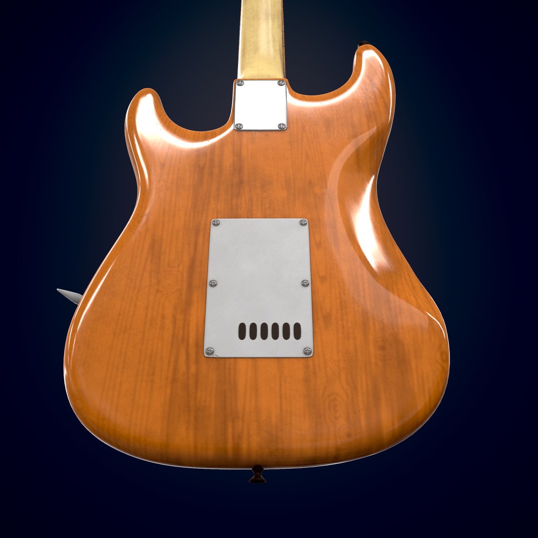 3D Electric Guitar Homage HEG-320 - TurboSquid 1783364