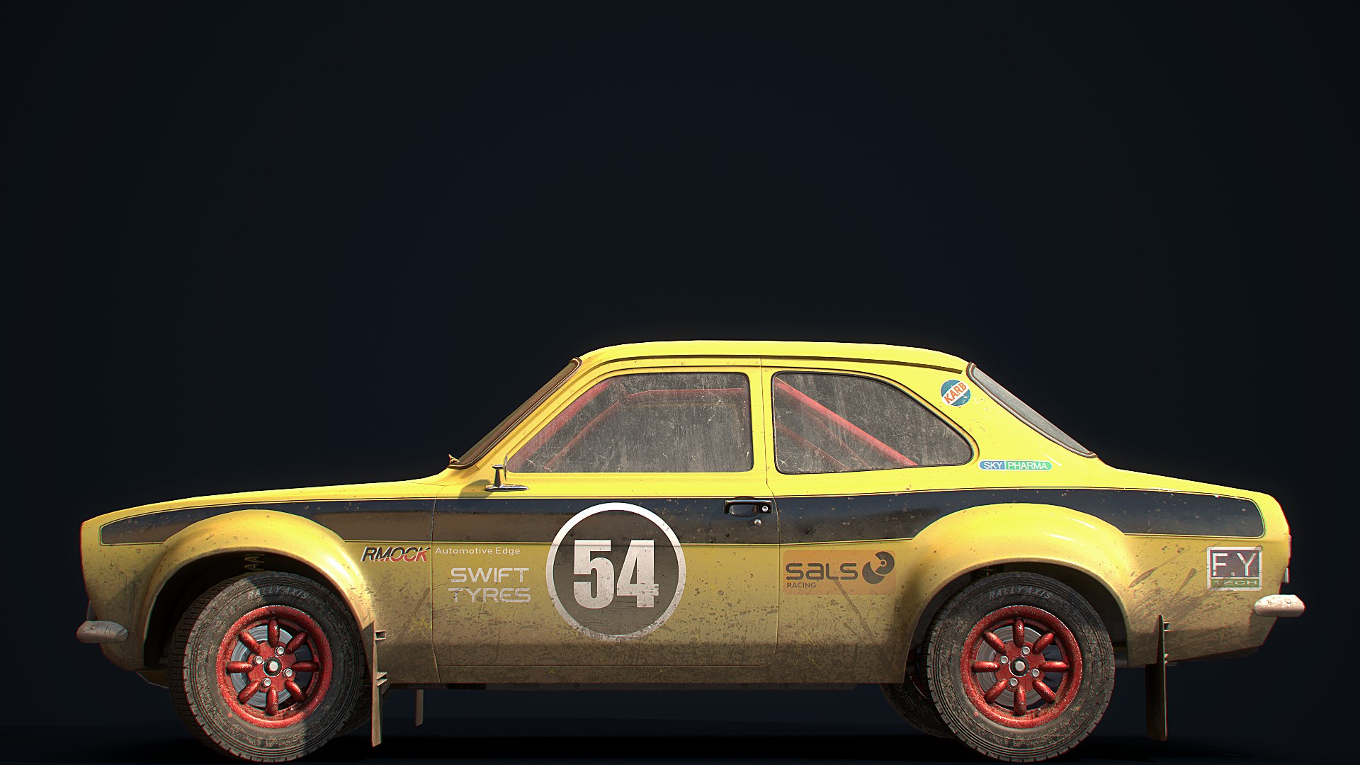 Set Of Retro Derby Car With Interior In 9 Color Variants Az9 3D Model ...