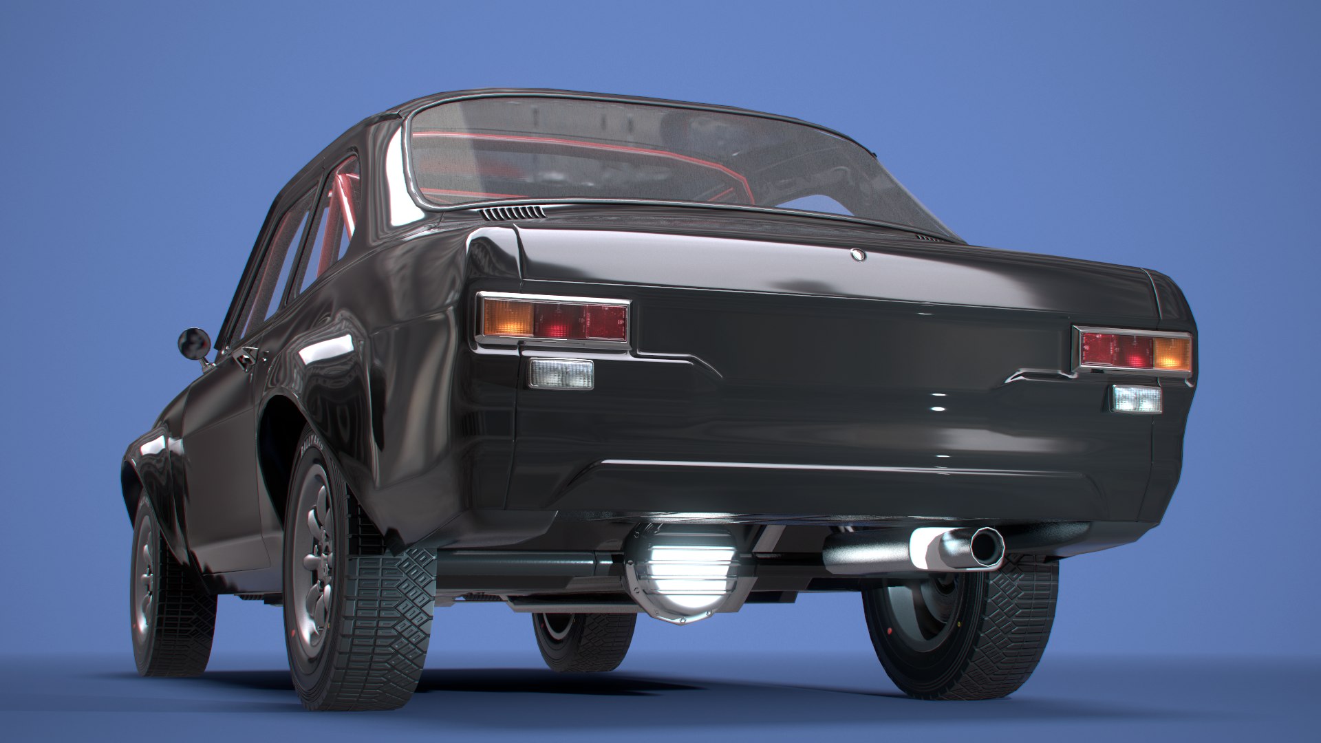 Set Of Retro Derby Car With Interior In 9 Color Variants Az9 3D Model ...