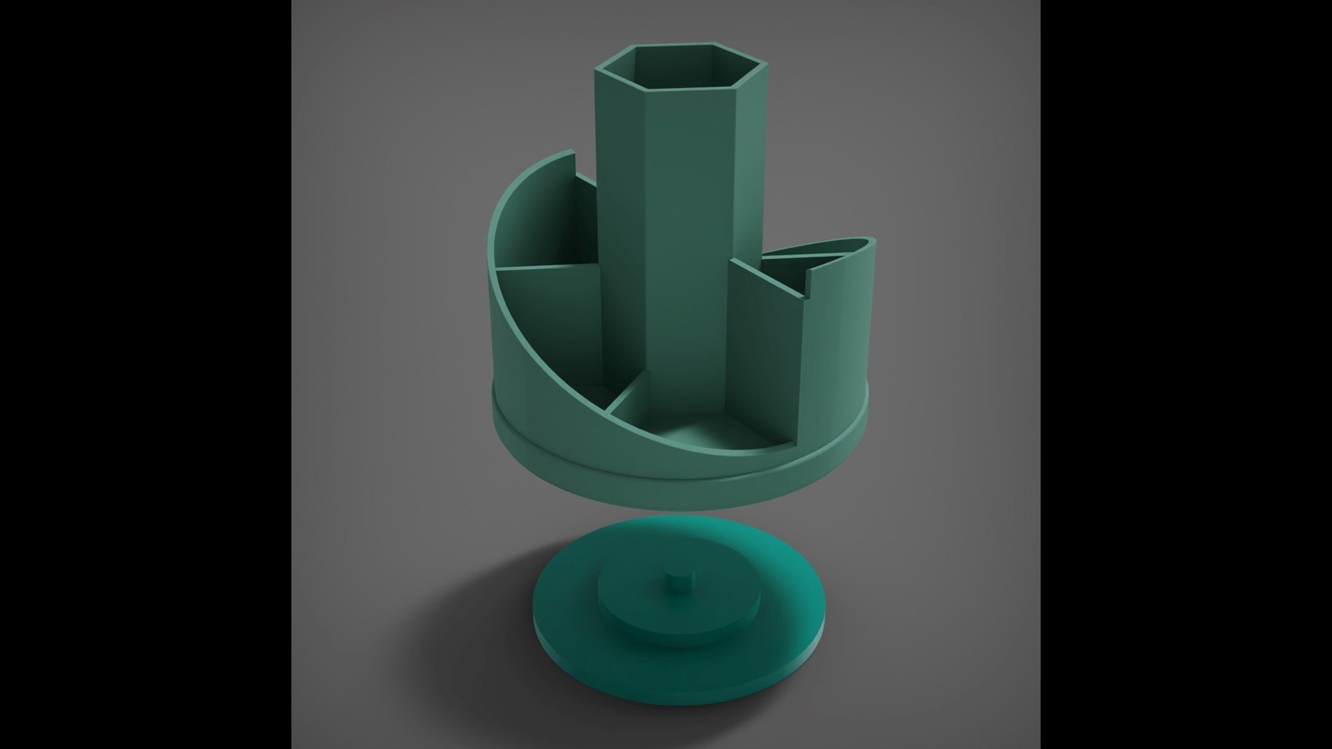 Rotatable Pen Box 3D Model - TurboSquid 2331161