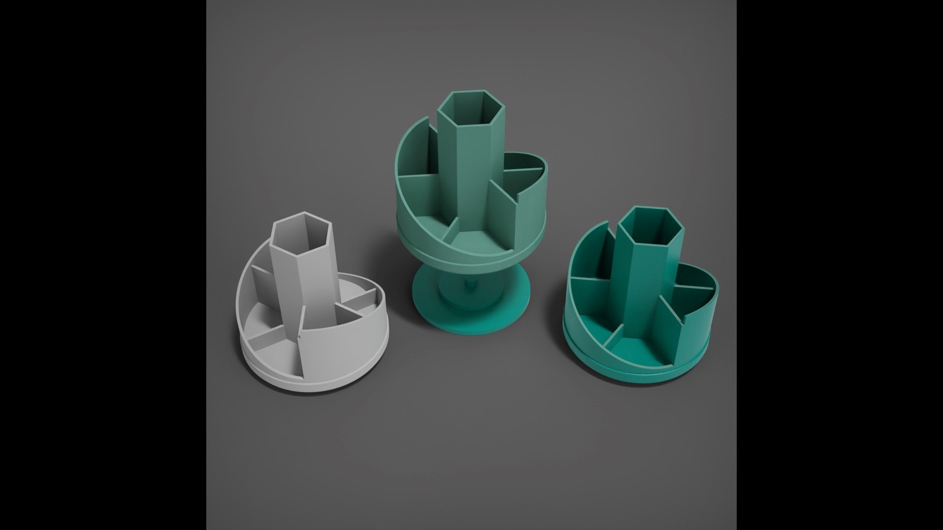 Rotatable Pen Box 3D Model - TurboSquid 2331161