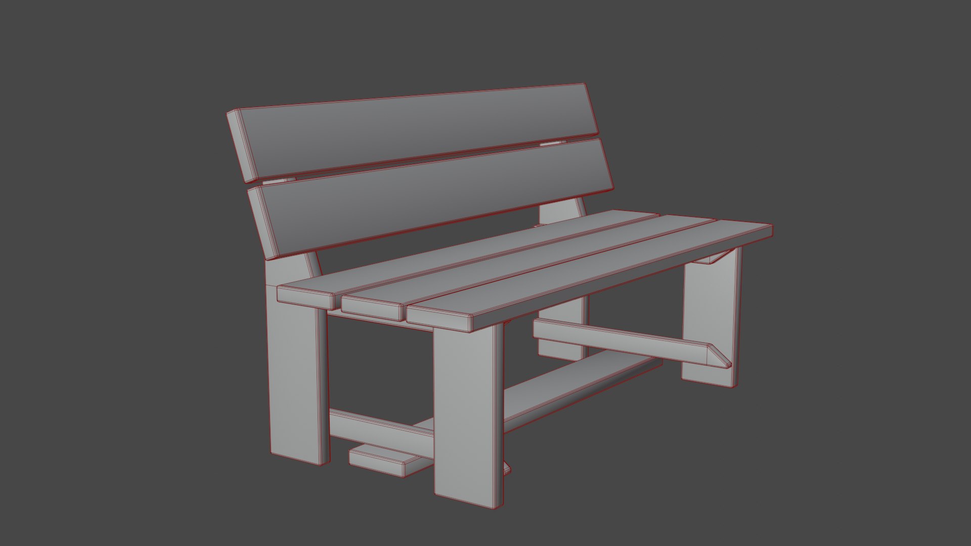3D Bench set of 5 - TurboSquid 1749792