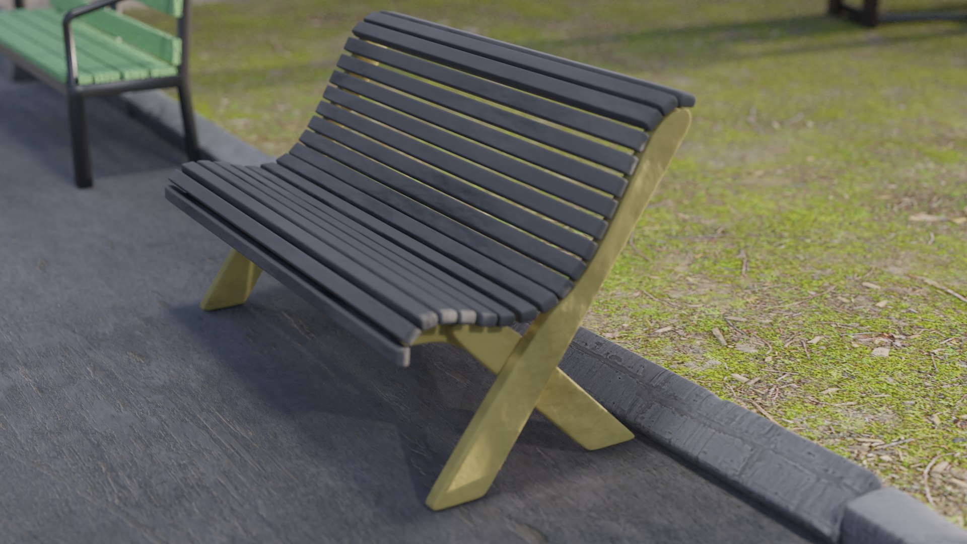 3D Bench set of 5 - TurboSquid 1749792