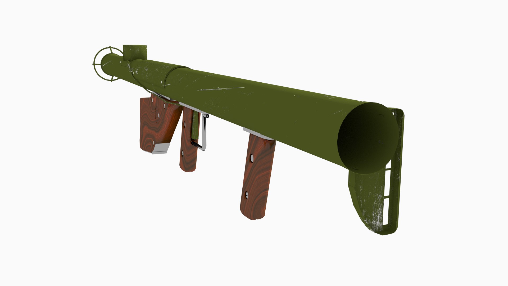 M1 Bazooka Military Green 3d Blend