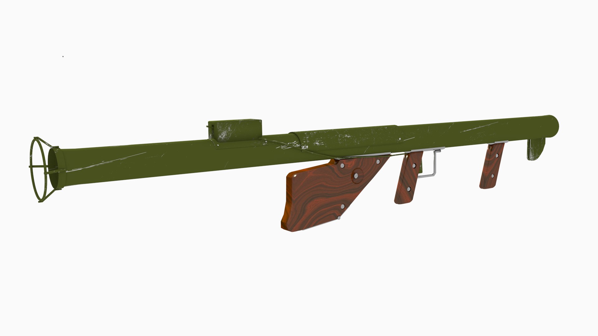M1 Bazooka Military Green 3d Blend