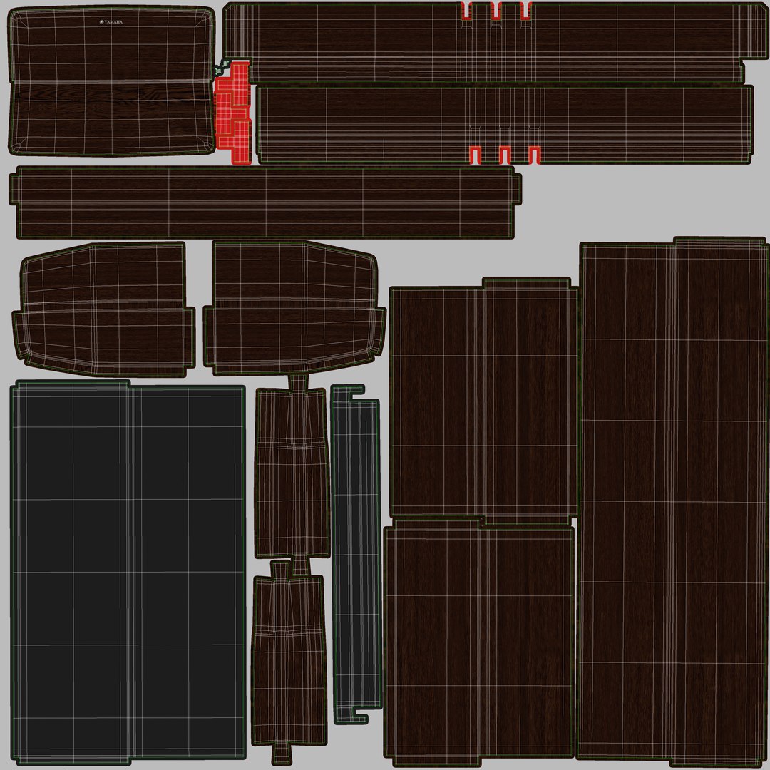 3D Model Digital Piano Yamaha YDP-145R - TurboSquid 2276506