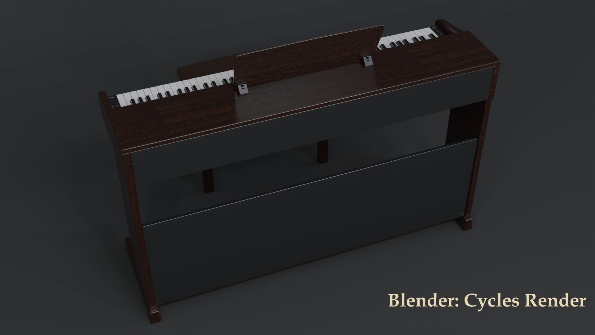 3D Model Digital Piano Yamaha YDP-145R - TurboSquid 2276506